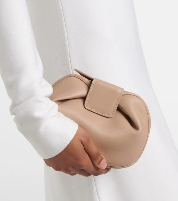 Gabriela Hearst Demi Clutch - Beige