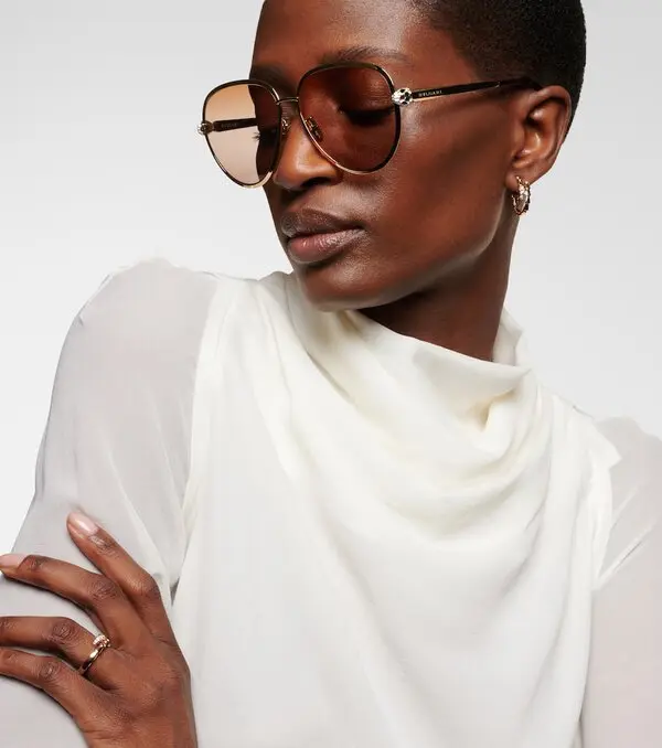 BVLGARI Serpenti Forever Aviator Sunglasses