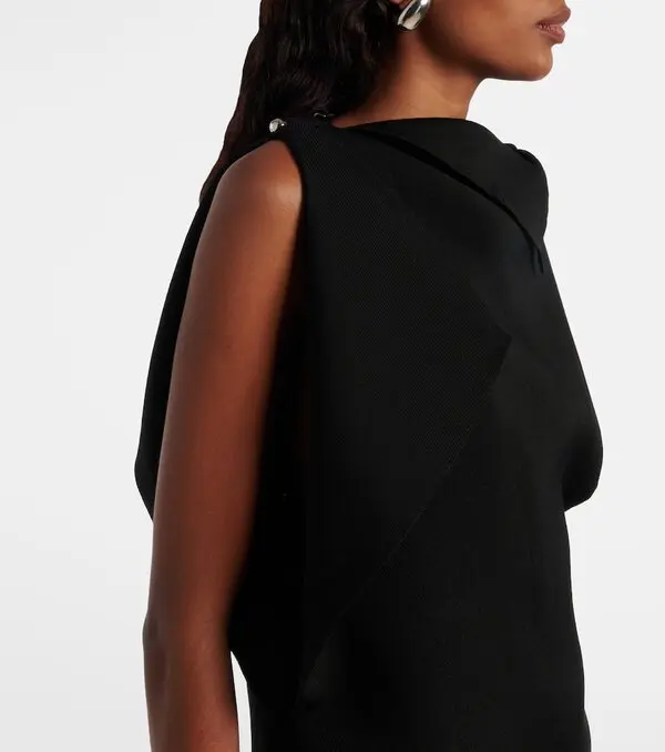 Jacquemus Asymmetric Minidress