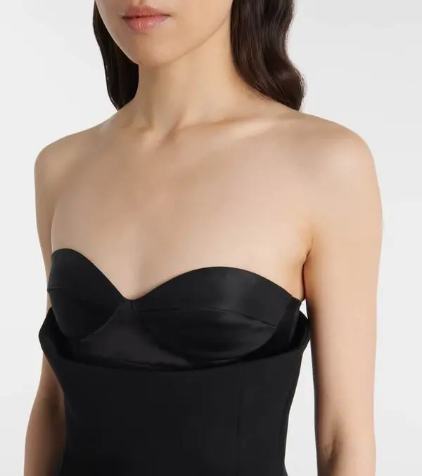 Khaite Ayla Crepe Corset