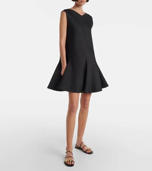 Khaite Mel Crepe Minidress