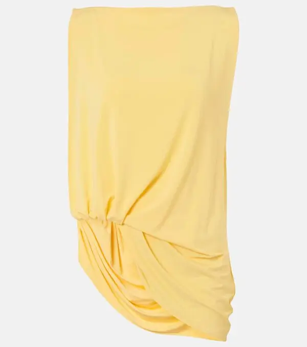Jacquemus Peplo Draped Top - Yellow