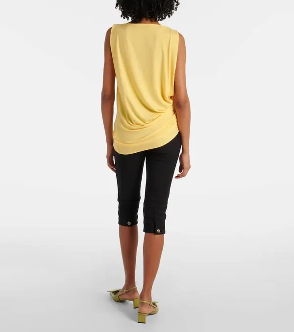 Jacquemus Peplo Draped Top - Yellow