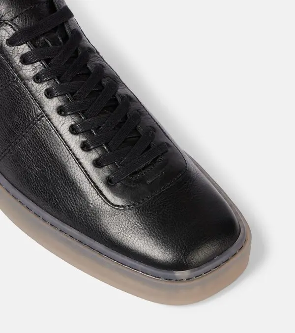 LEMAIRE Linoleum Leather Low-top Sneakers