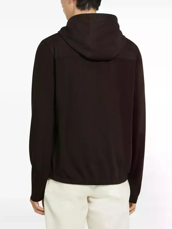 Zegna Secondskin Wool Hoodie