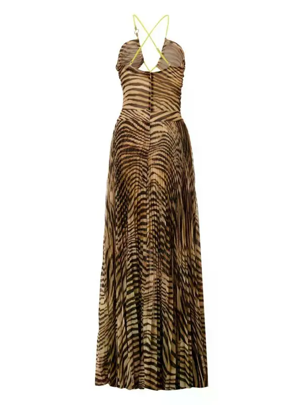 Just Cavalli Zebra-print Maxi Dress