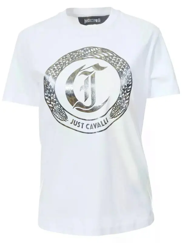 Just Cavalli Logo-print T-shirt - 003 White