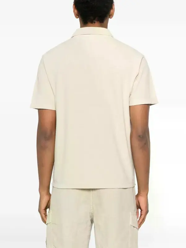 Stone Island Compass-motif Polo Shirt - Neutrals