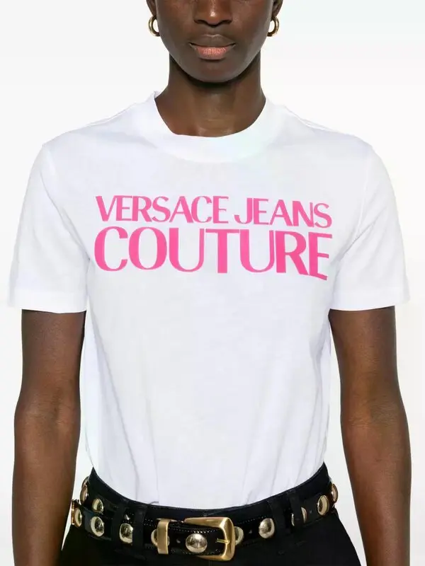 Versace Cotton-jersey T-shirt - White