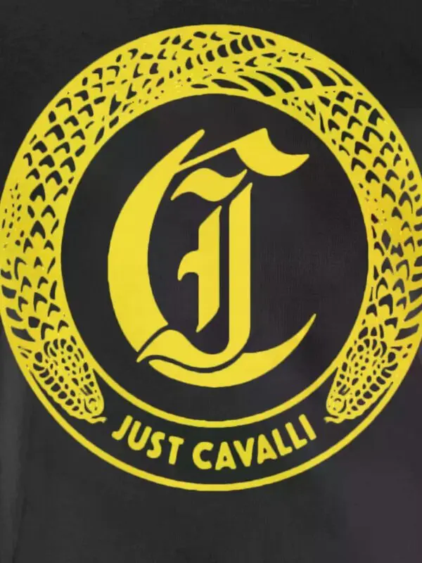 Just Cavalli Logo-print T-shirt - Black