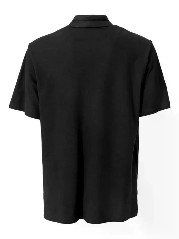 Just Cavalli Logo-embroidered Polo Shirt - Black