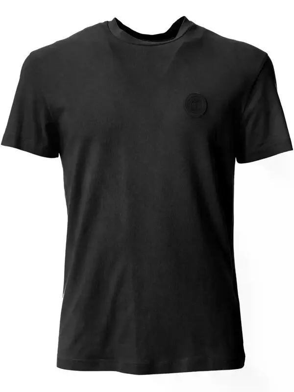 Just Cavalli Logo-appliqué T-shirt - Black