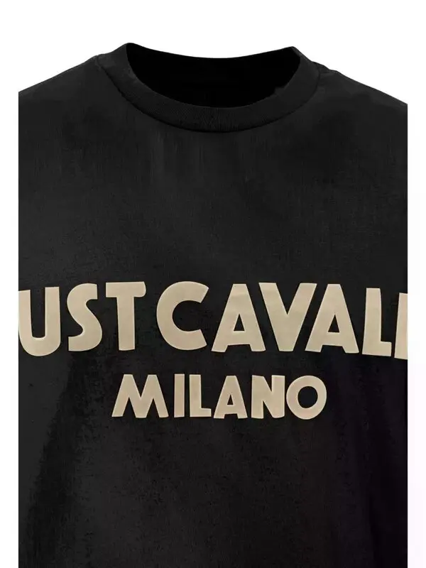 Just Cavalli Logo-print T-shirt - Black