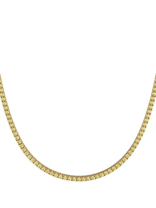 VEYNOU 18kt Recycled Gold Elara Diamond Tennis Necklace - Yellow