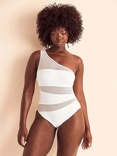 Victoria's Secret Adore Me Kimora One-piece Swimsuit - White,ivory