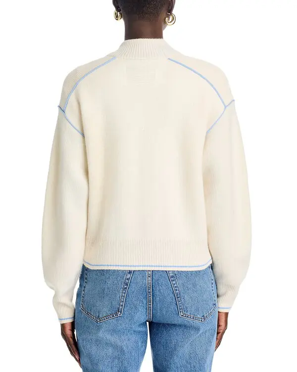 Guest In Residence Cashmere Zippered Sweater