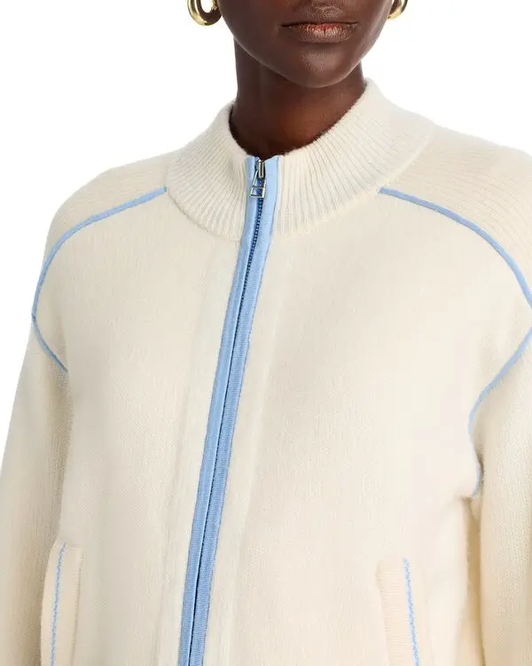 Guest In Residence Cashmere Zippered Sweater