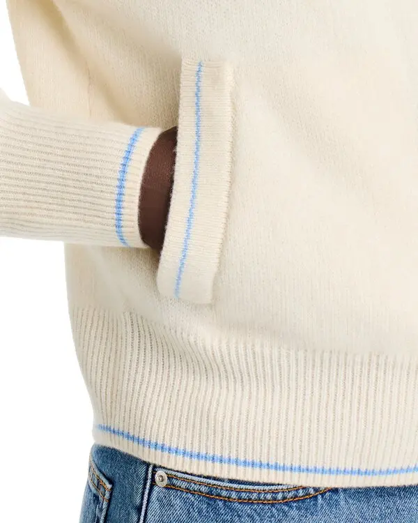 Guest In Residence Cashmere Zippered Sweater