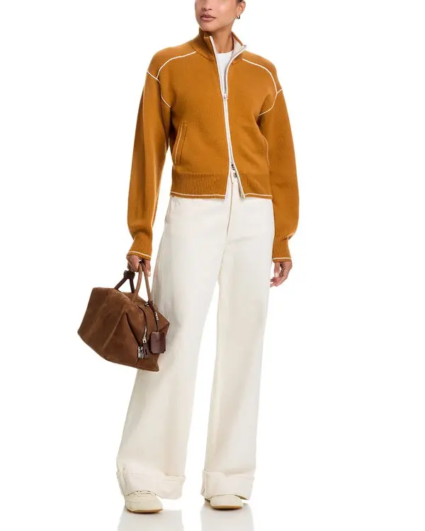 Guest In Residence Cashmere Zippered Sweater