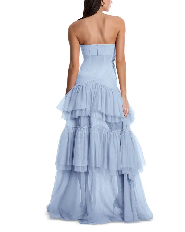 Bcbgmaxazria Strapless Corset Gown