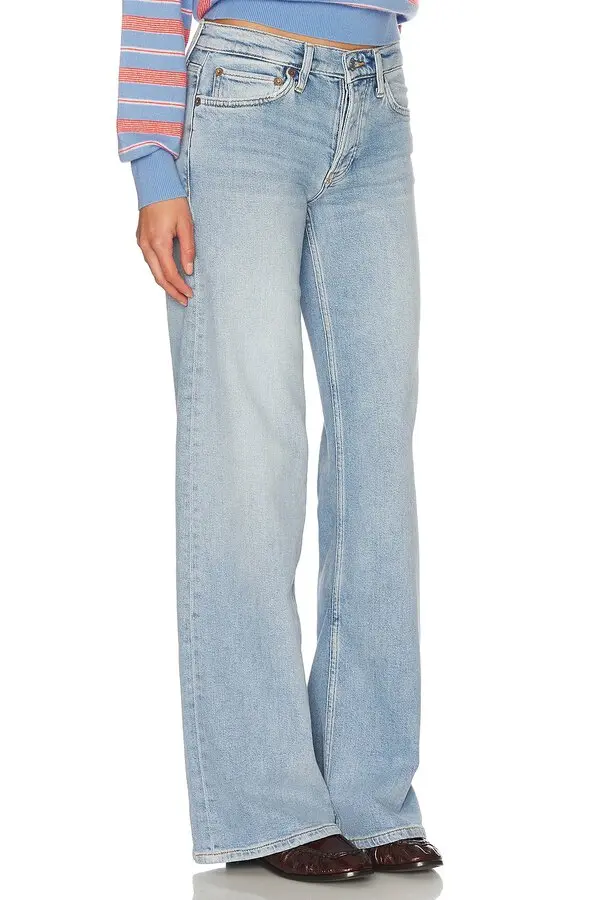RE/DONE Mid-rise Wide Leg Jeans