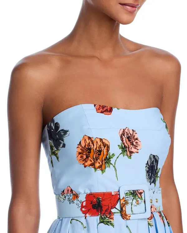 Cara Cara Greenfield Strapless Gown - Botanica Blue