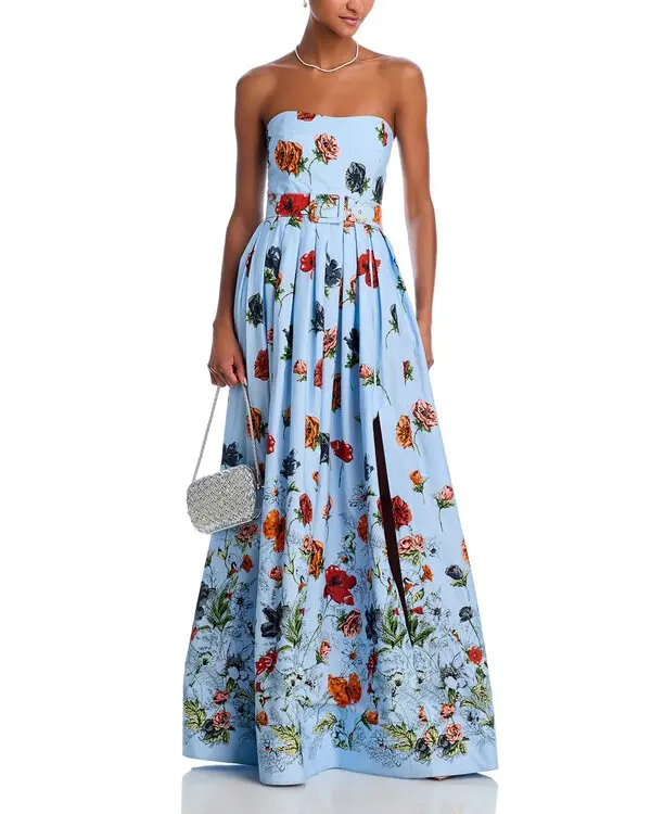 Cara Cara Greenfield Strapless Gown