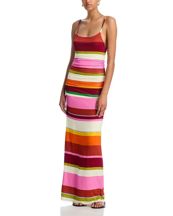 CALA DE LA CRUZ Kim Striped Dress - Bayadere