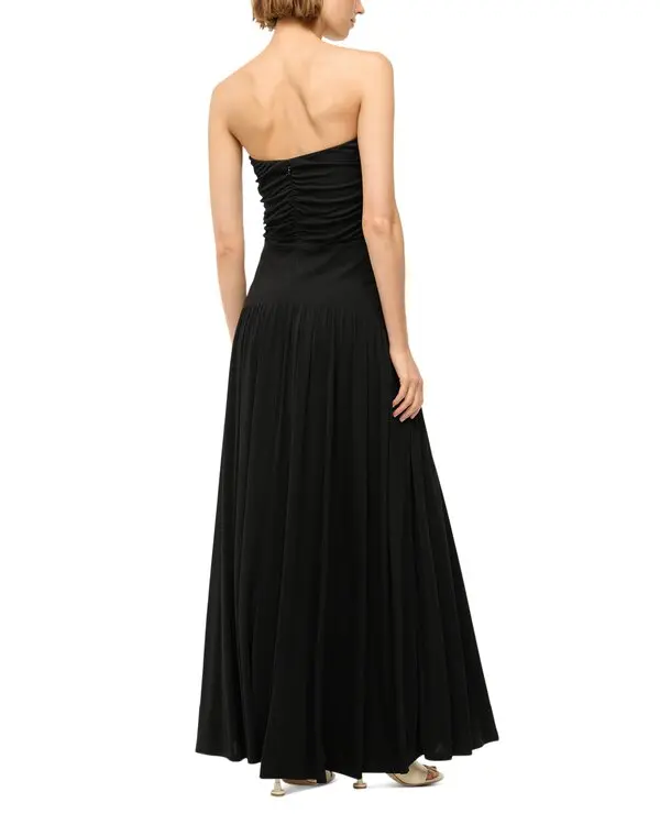 Staud Mariana Strapless Dress - Black