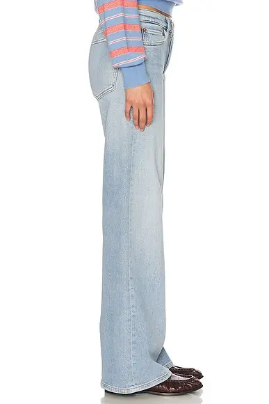 RE/DONE Mid Rise Wide Leg Jeans