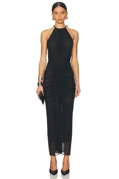 MUGLER High Neck Dress