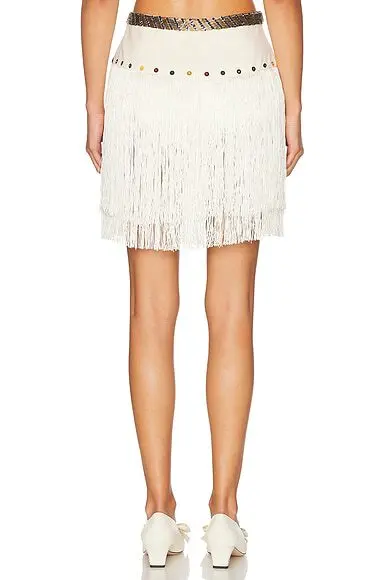 BODE Raffle Fringe Skirt