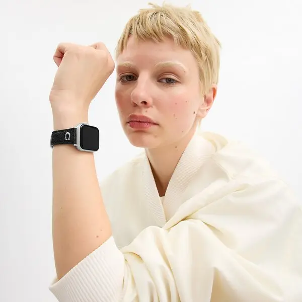 COACH Apple Watch Strap 38mm, 40mm And 41mm - Black