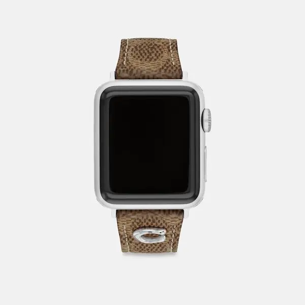 COACH® Apple Watch Strap - Tan