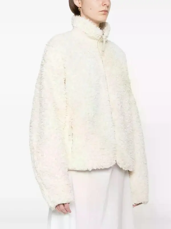 JIL SANDER Fleece Jacket - White
