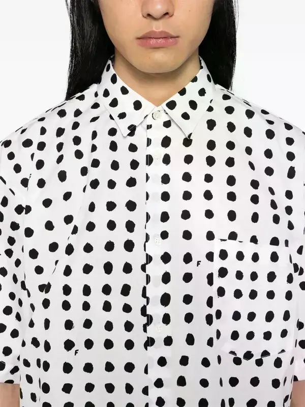 Comme Des Garçons Filip Pagowski Polka-dot Shirt