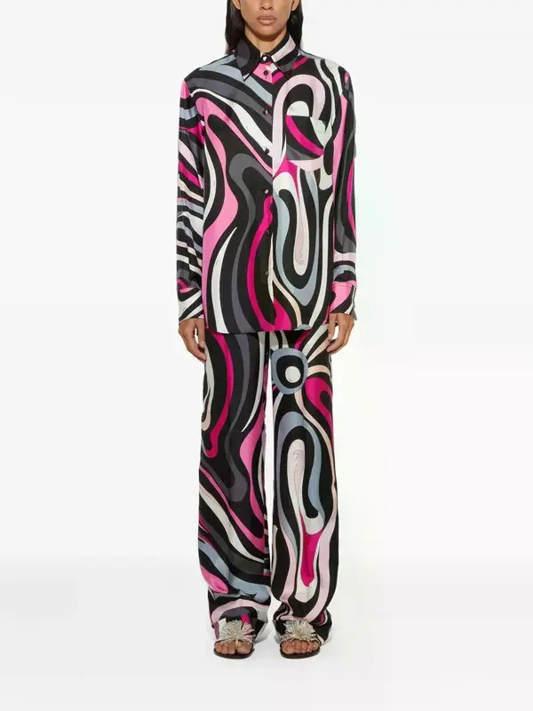 Emilio Pucci Marmo Trousers