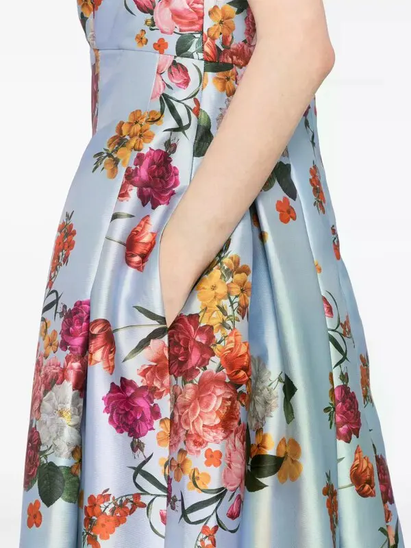 Sachin & Babi Brooke Floral Gown