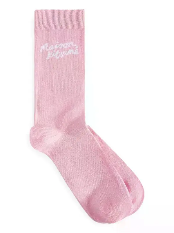 Maison Kitsuné Logo Socks - Pink