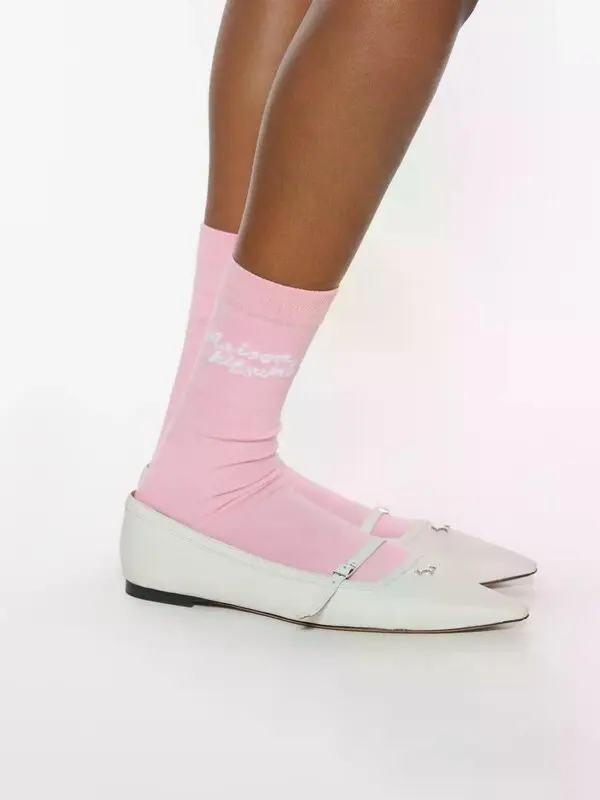Maison Kitsuné Logo Socks
