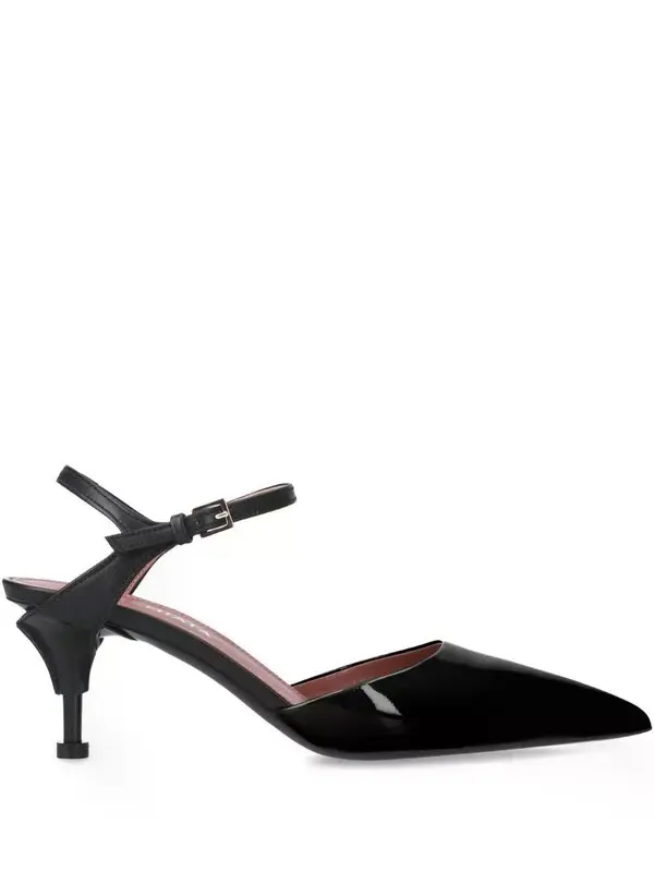Premiata 60mm Leather Pumps - Black