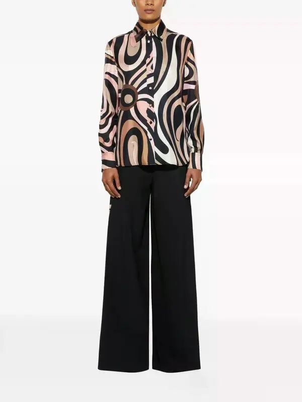 Emilio Pucci Marmo Silk Shirt