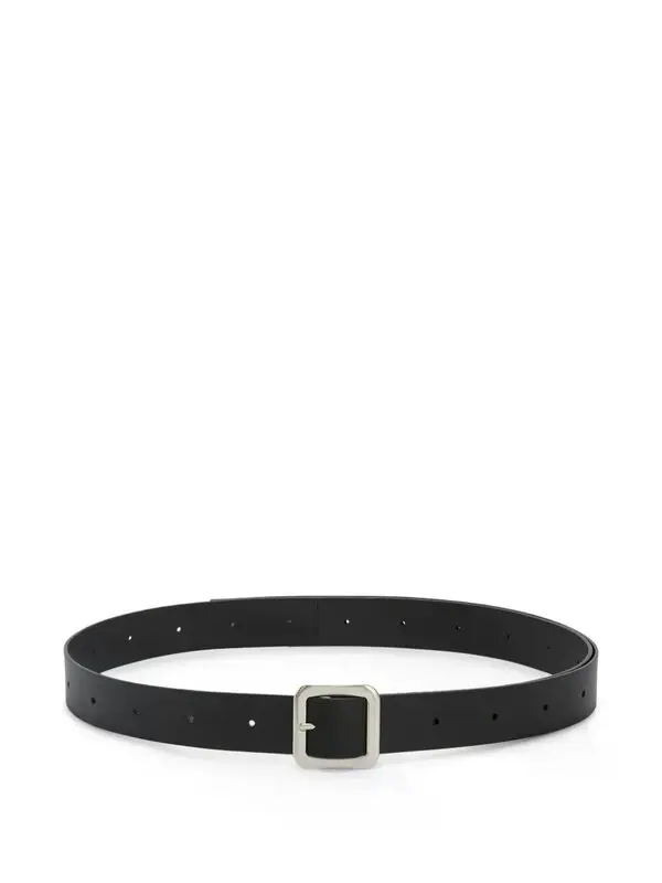 JIL SANDER Leather Belt - Black