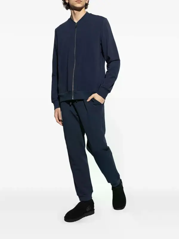 Hanro Zip-up Sweatshirt - Blue