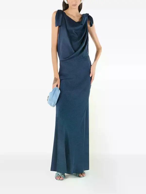 Roberto Cavalli Silk Midi Dress