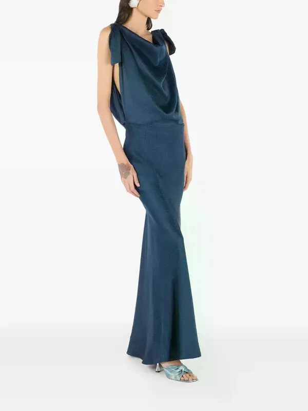 Roberto Cavalli Silk Midi Dress