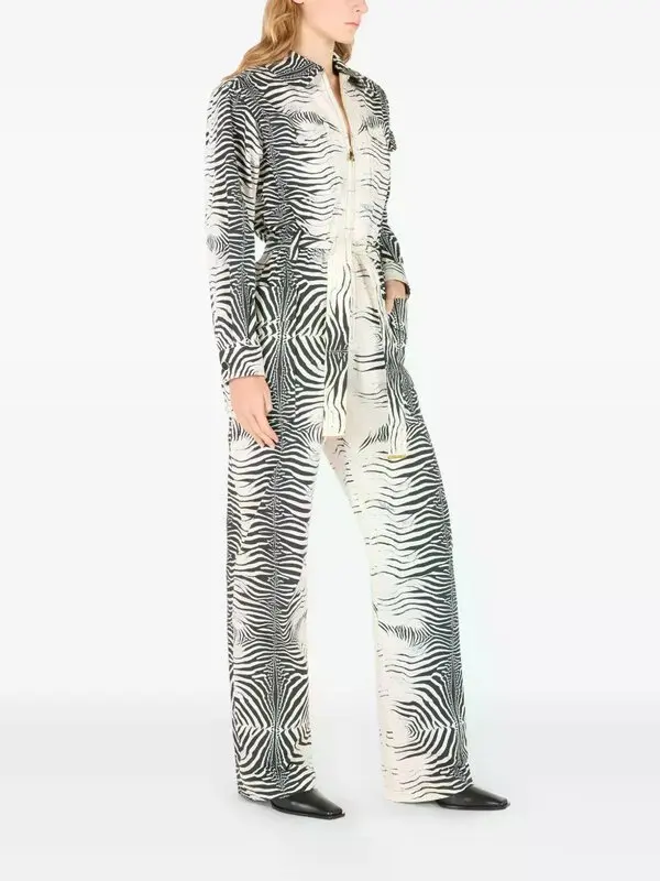 Roberto Cavalli Zebra-print Jumpsuit