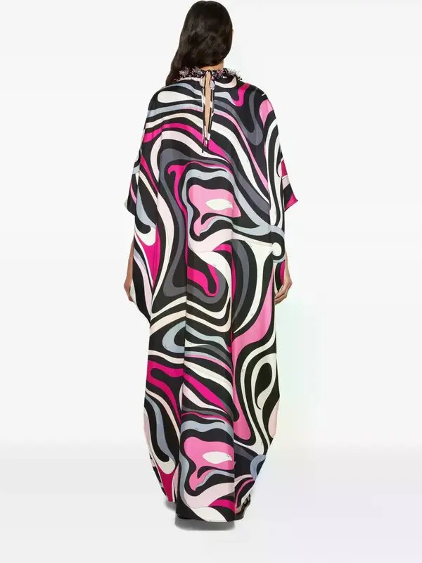 Emilio Pucci Marmo-print Maxi Dress