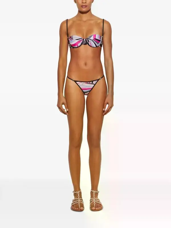 Emilio Pucci Iride-print Bikini Bottom