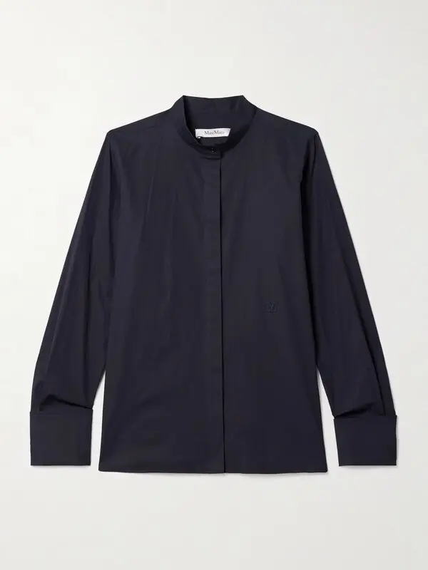 Max Mara Arduino Cotton-blend Poplin Shirt